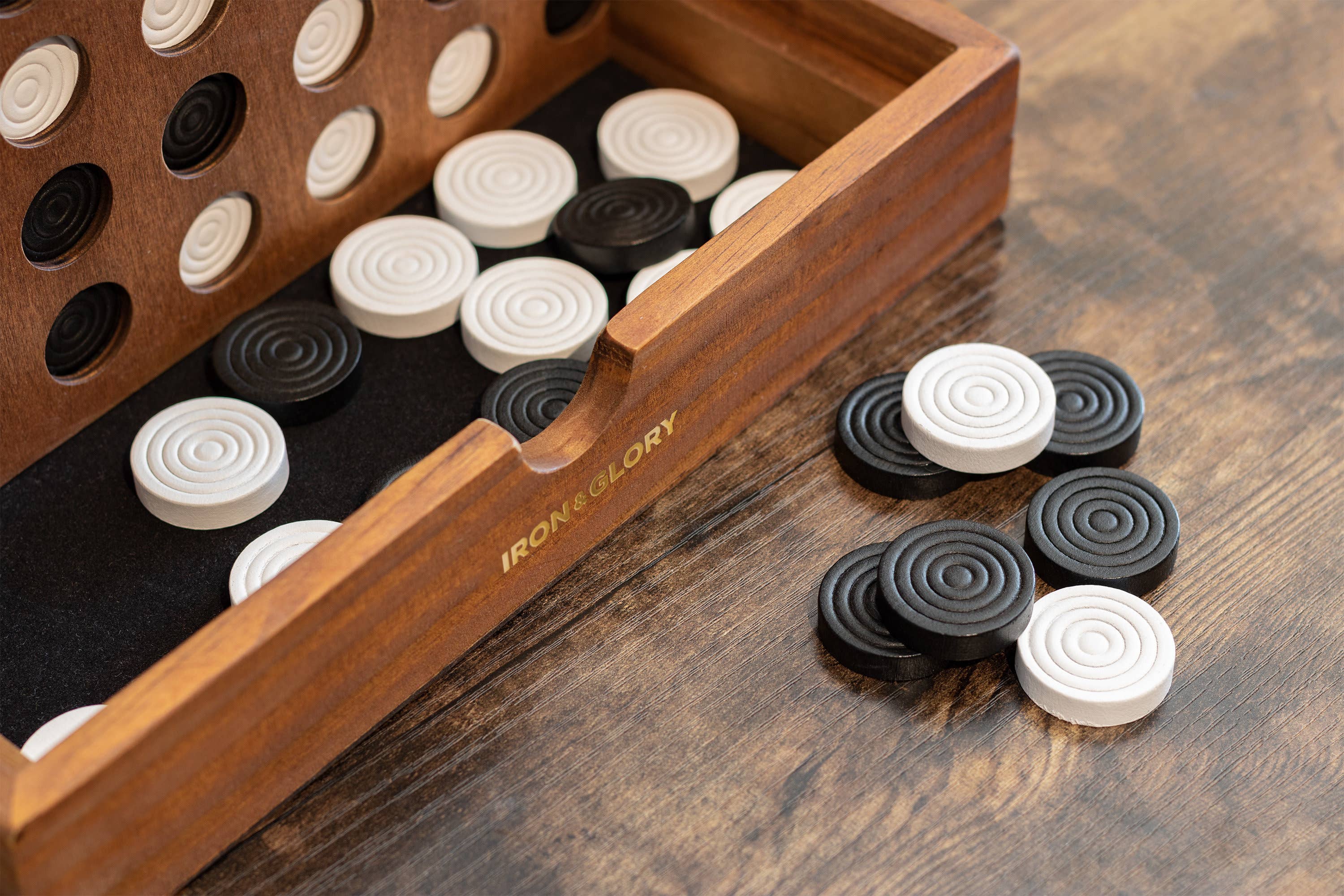 Deluxe Connect Four Wooden Game – CORD+IRON